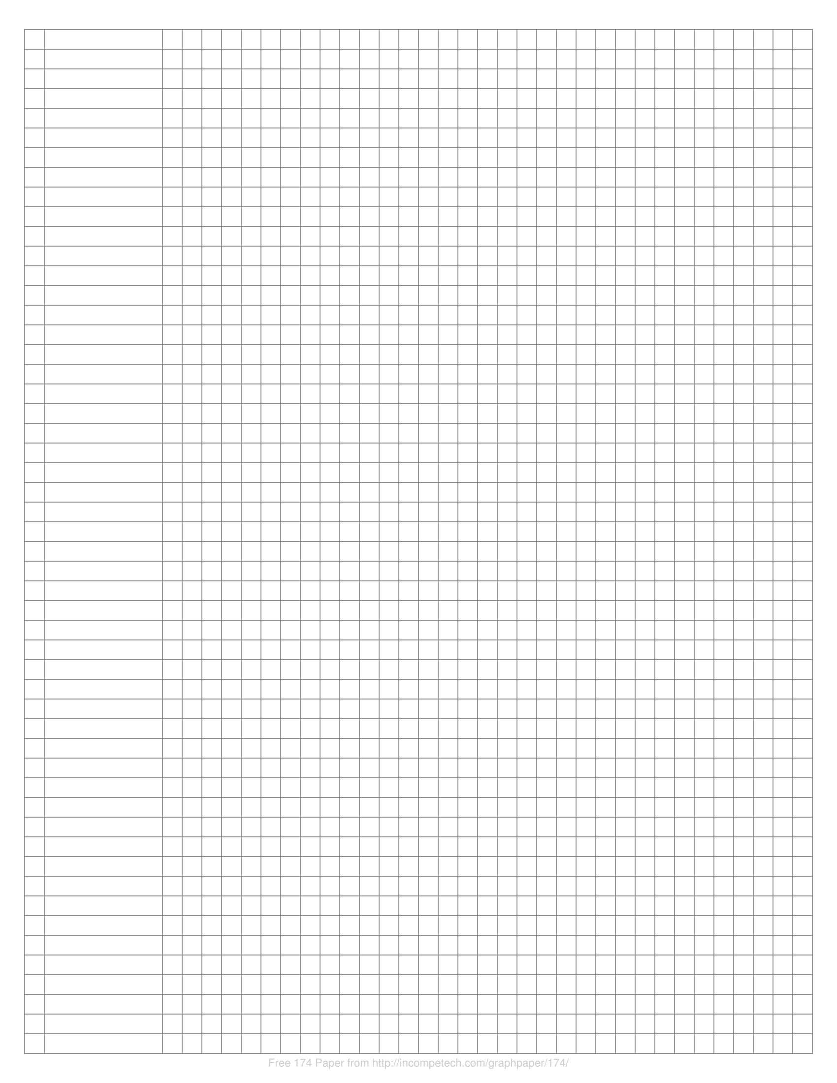 Free Online Graph Paper / 174 Paper