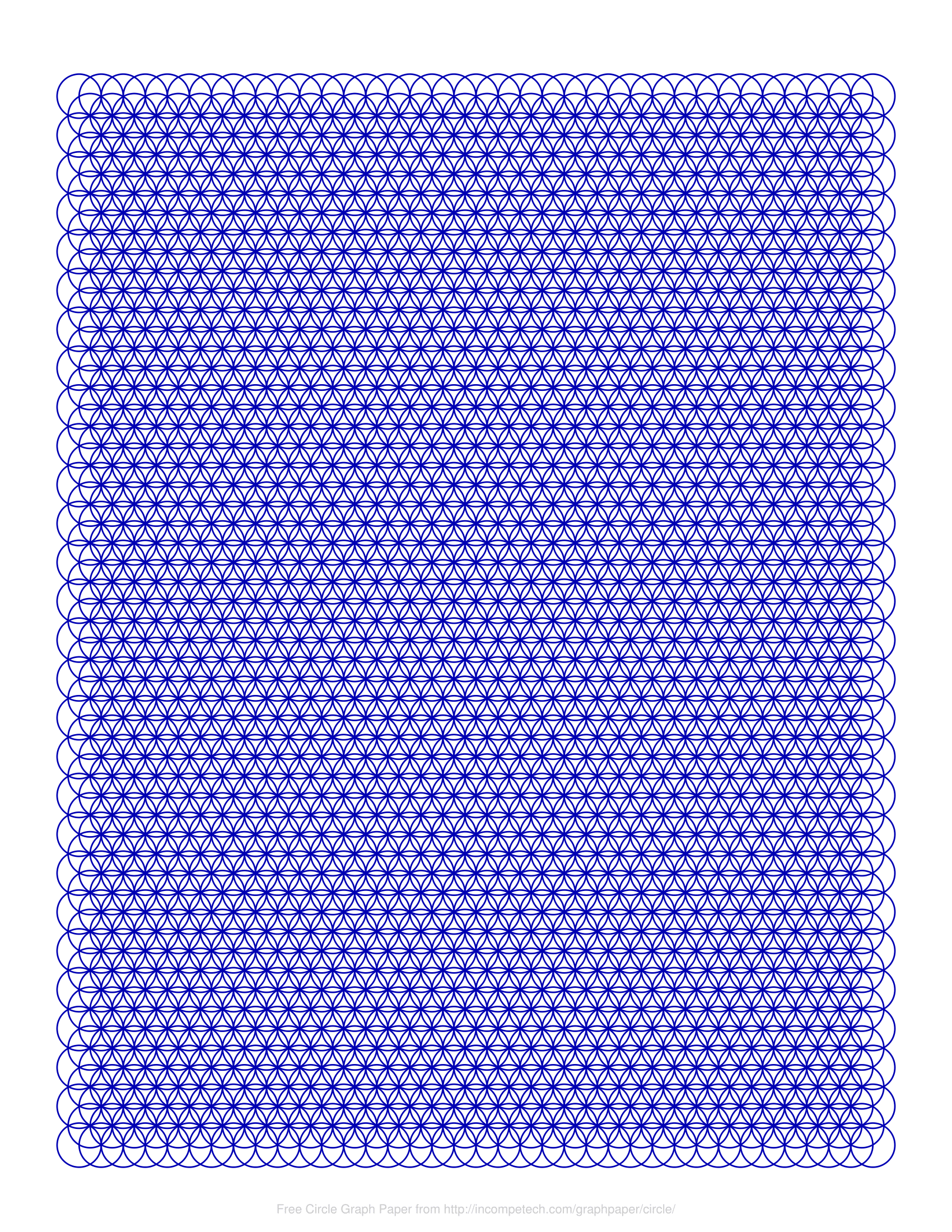 Free Online Graph Paper / Circles