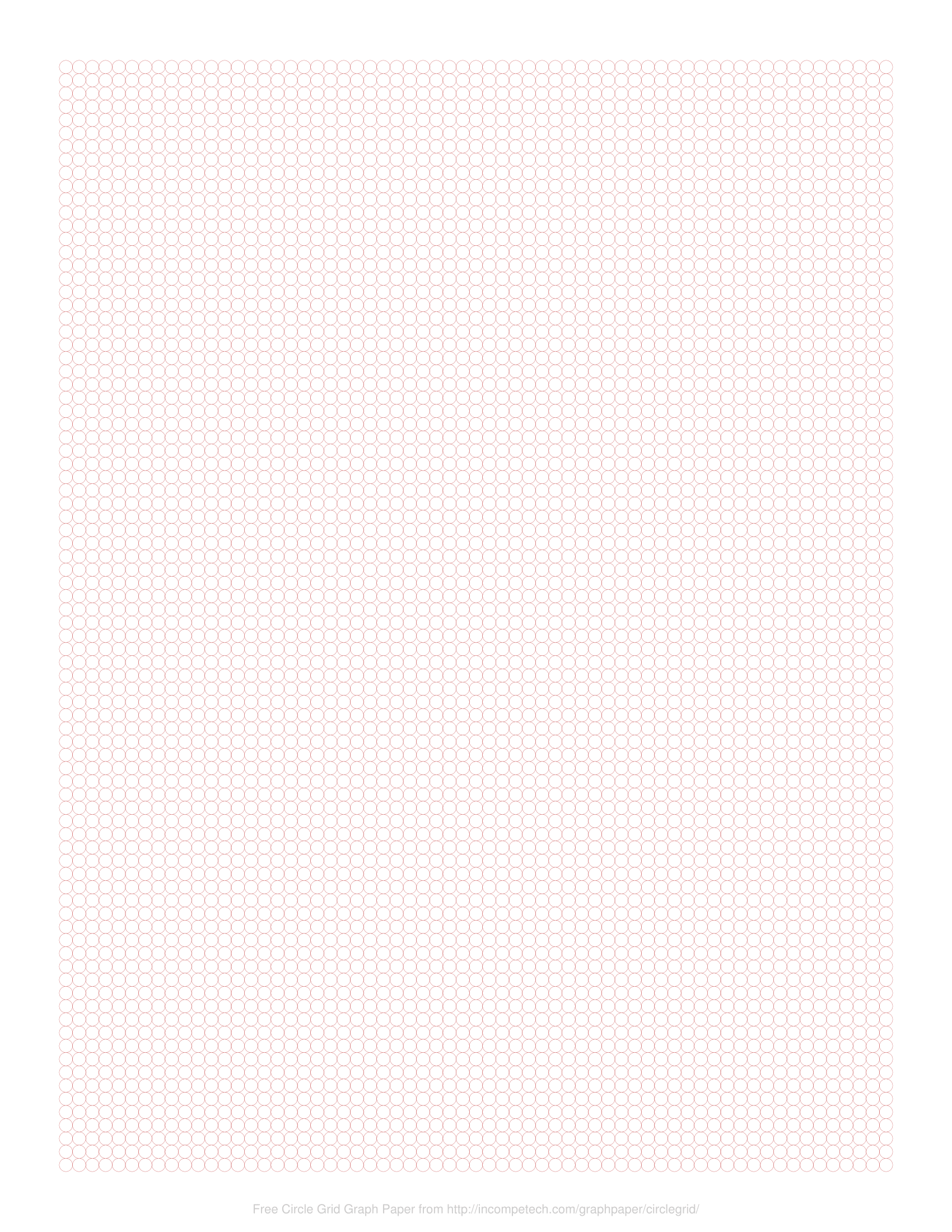 Free Online Graph Paper / Circles (Grid)