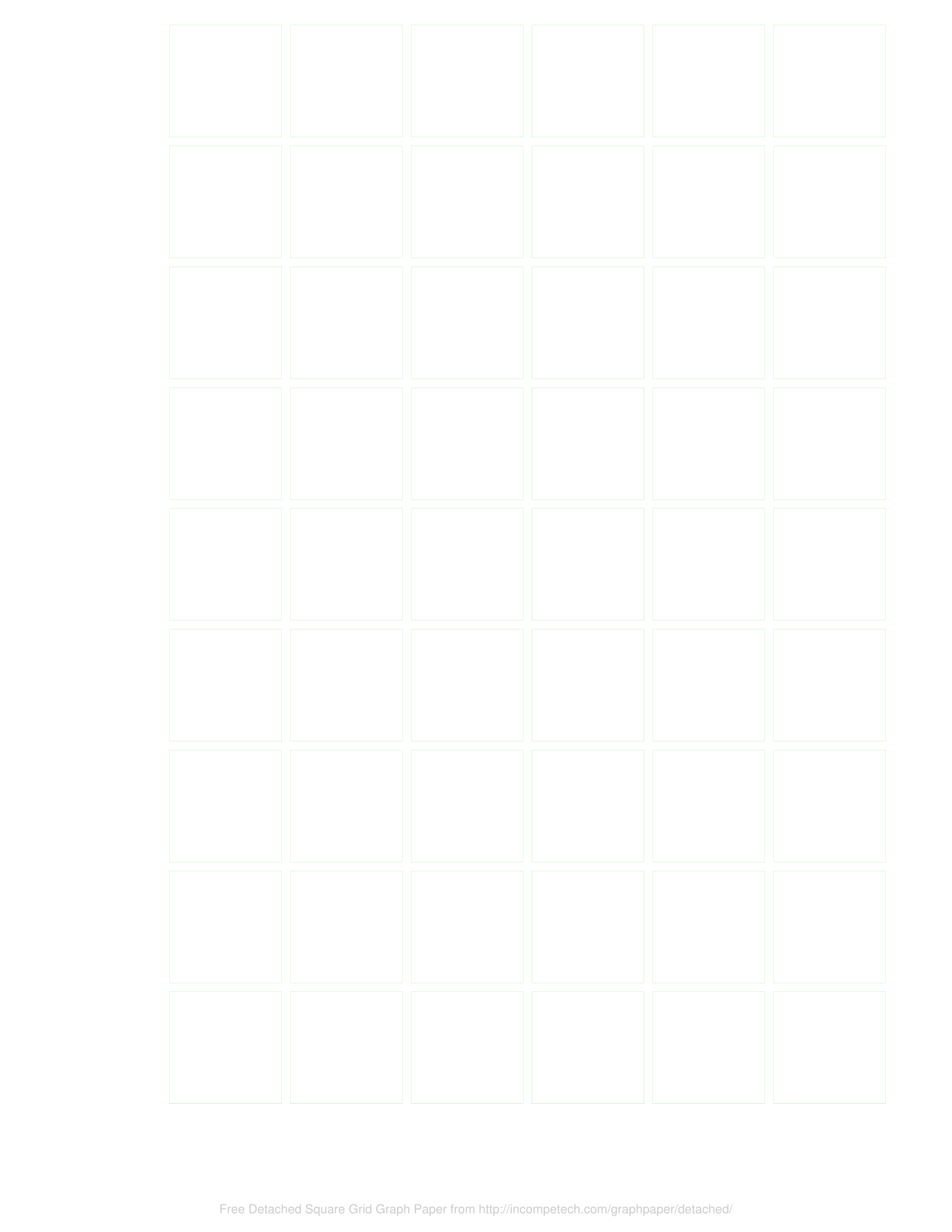 Free Online Graph Paper / Detached Squares