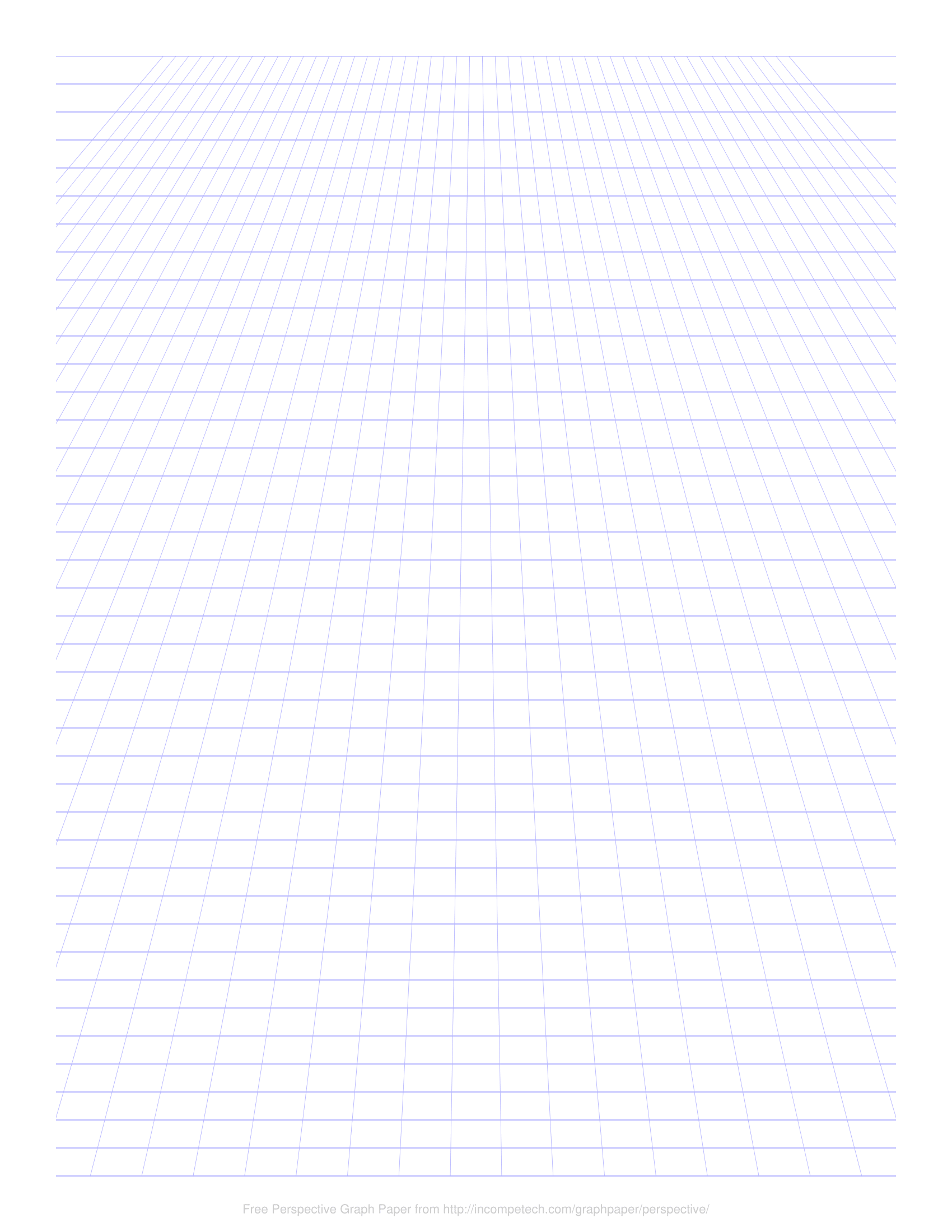 Free Online Graph Paper / Single Point Perspective